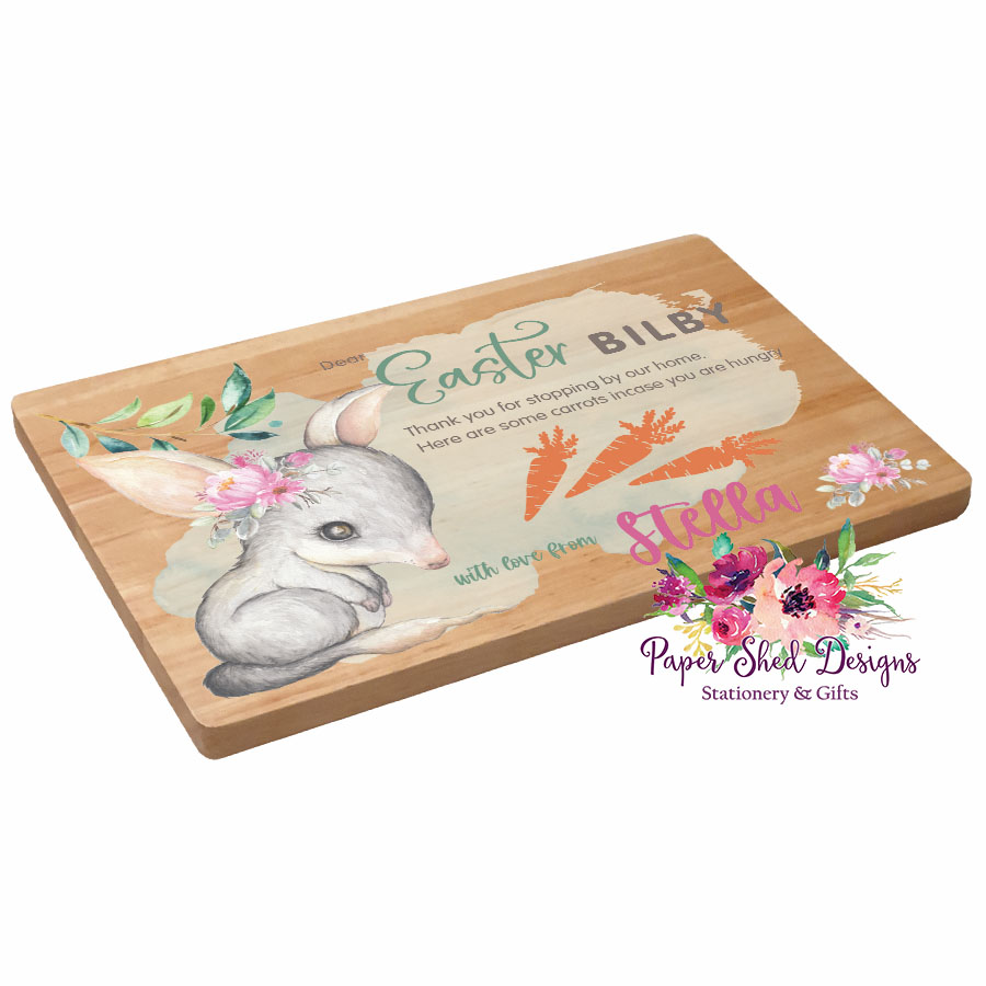 Carrots for the Easter Bilby Board | Bilby Floral - Paper Shed Designs