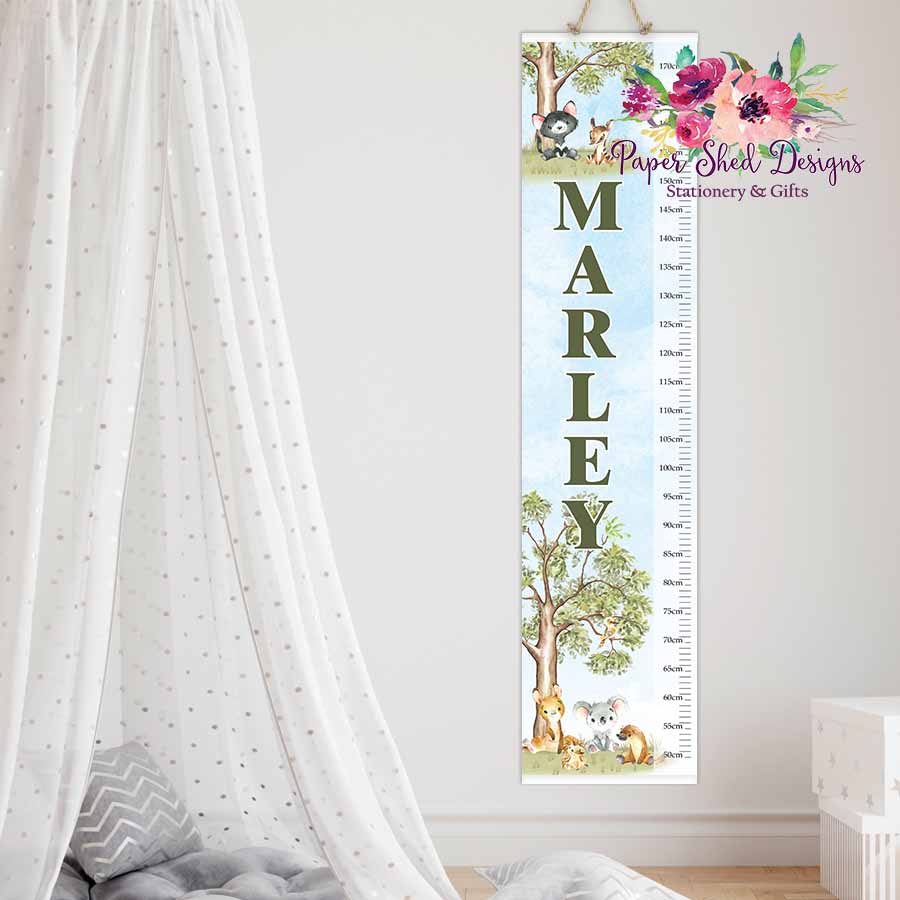 Height Chart | Australian Friends - Paper Shed Designs