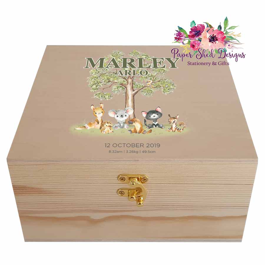 Keepsake Box | Australian Friends - Paper Shed Designs