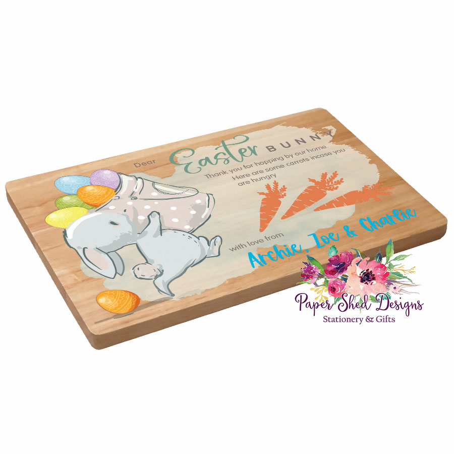 Carrots for the Easter Bunny Board | Grey Bunny - Paper Shed Designs