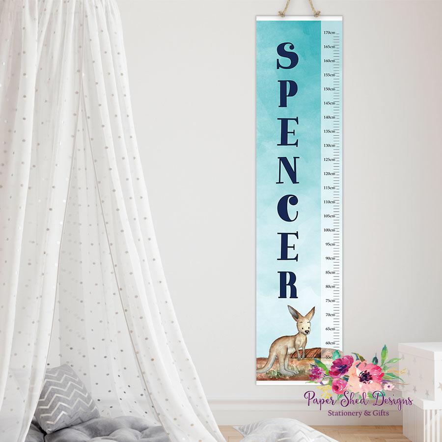 Height Chart | Outback Kanga - Paper Shed Designs