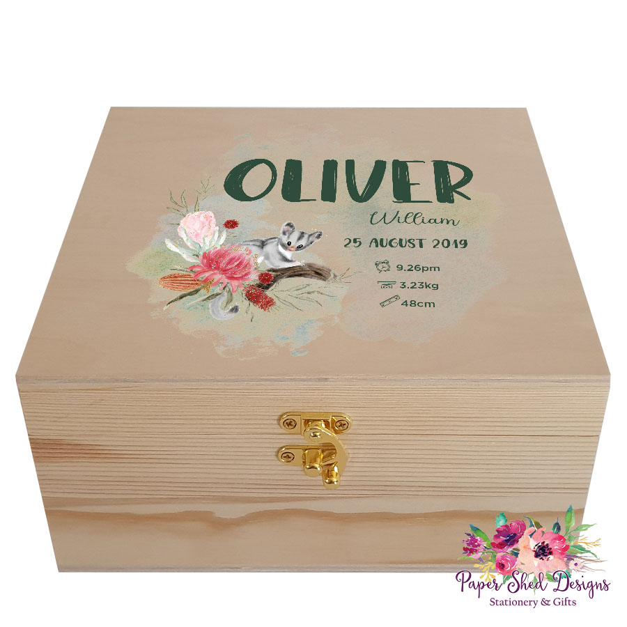 Keepsake Box | Possum - Paper Shed Designs