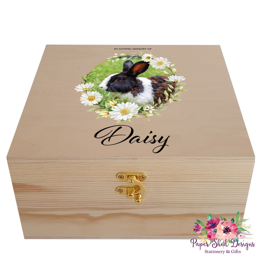 Pet Keepsake Box | Daisy - Paper Shed Designs