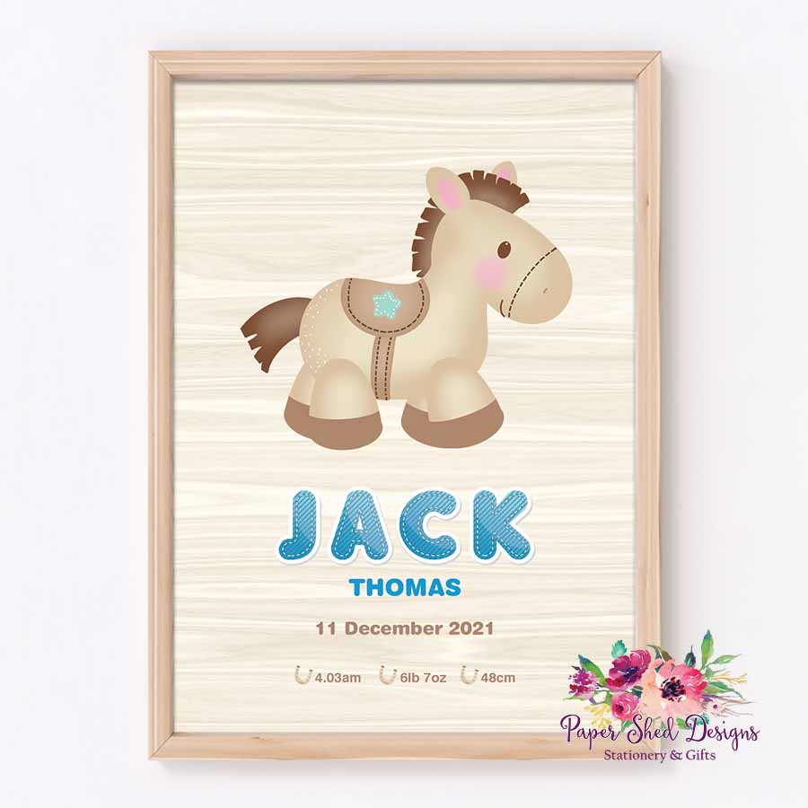 Name Print | Little Pony - Paper Shed Designs