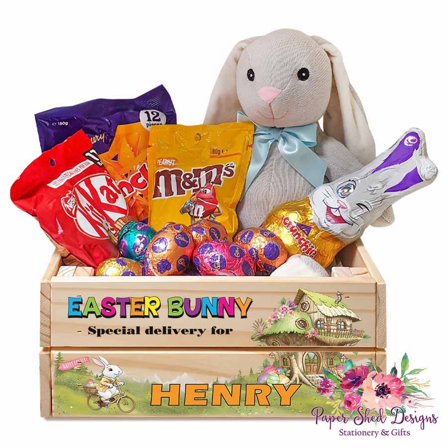 Easter Crate | Eggstra Special Delivery - Paper Shed Designs