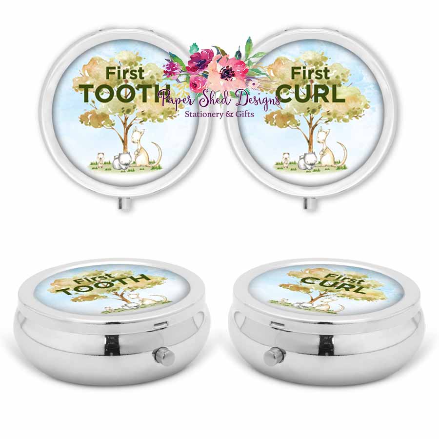 First Tooth & Curl Keepsake | Cute Australian Animals - Paper Shed Designs