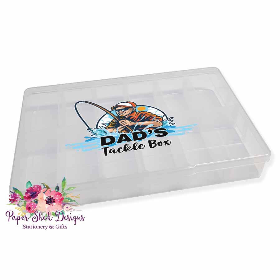 Personalised Tackle Box | Design 11 - Paper Shed Designs