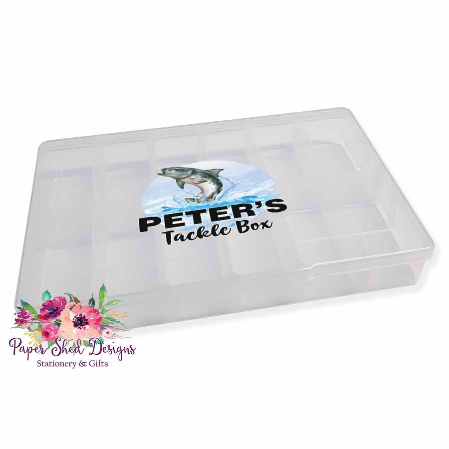 Personalised Tackle Box | Design 3 - Paper Shed Designs