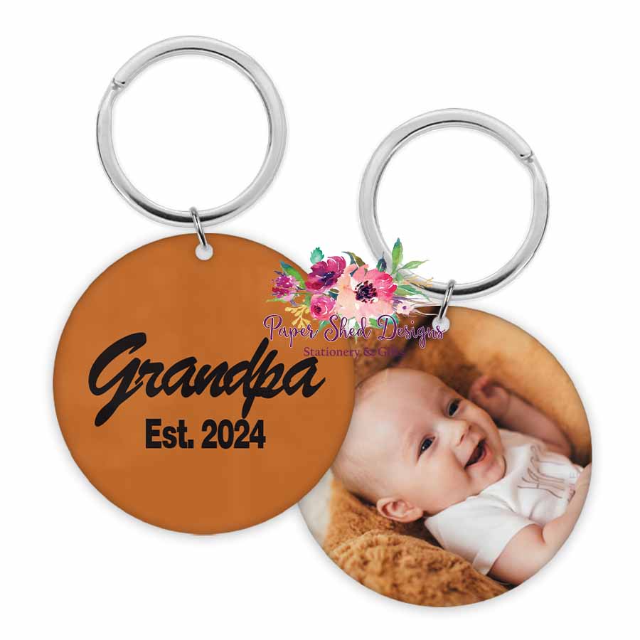 Personalised Photo Keyring | Established - Paper Shed Designs