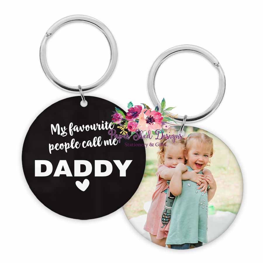 Personalised Photo Keyring | Favourite People - Paper Shed Designs