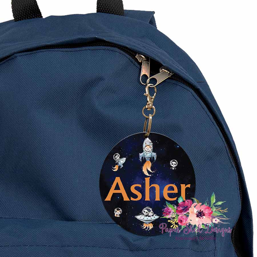 Bag Tag | Outer Space - Paper Shed Designs