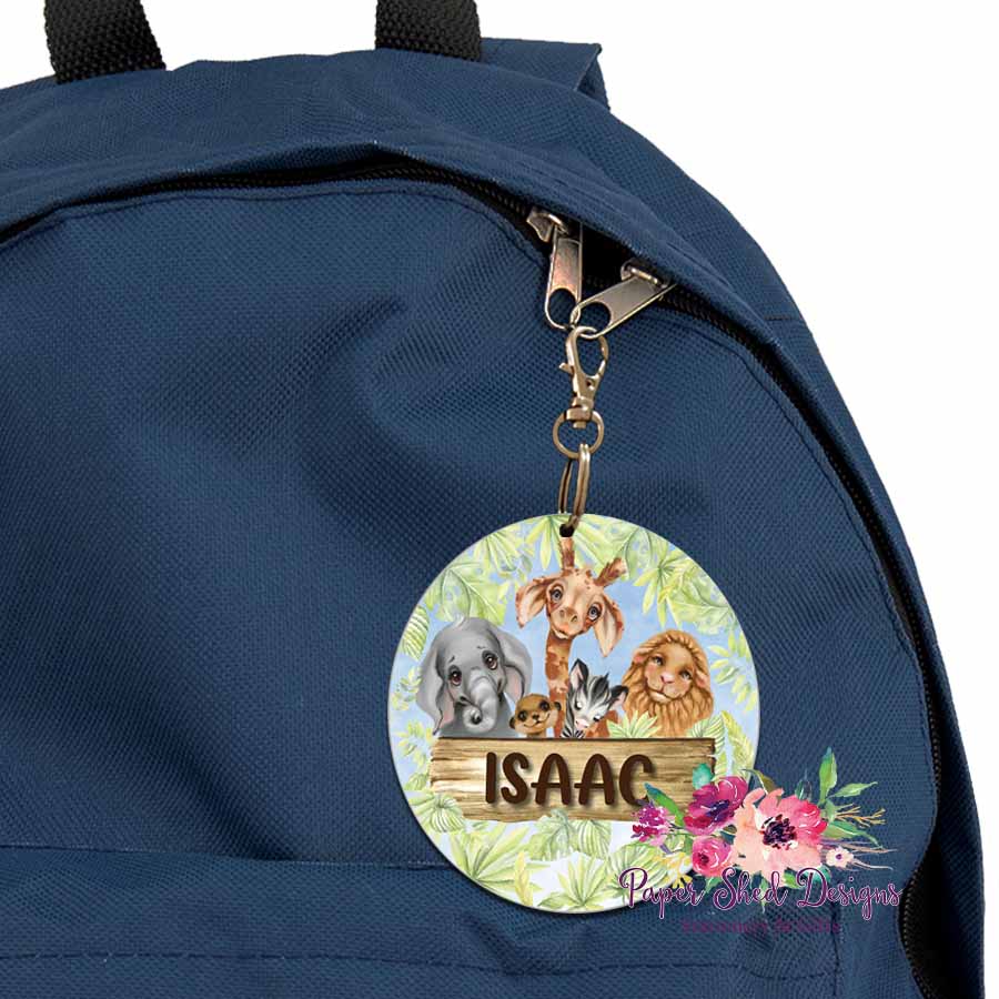 Bag Tag | Jungle Safari - Paper Shed Designs