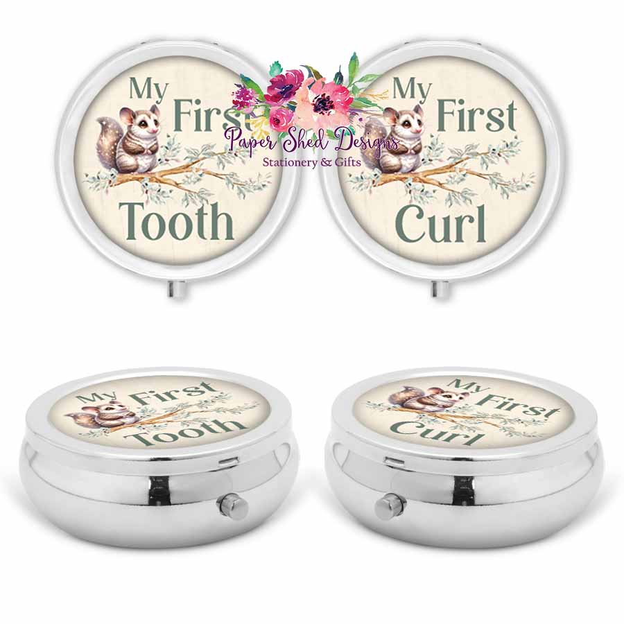 First Tooth & Curl Keepsake | Hello Possum - Paper Shed Designs