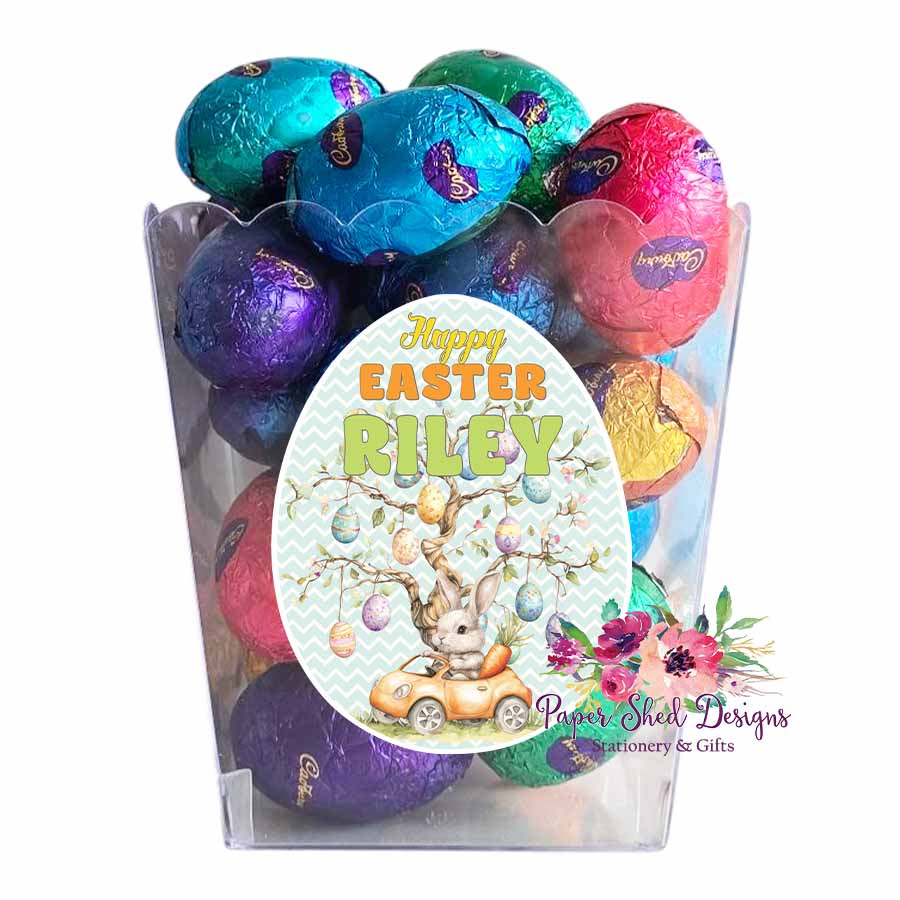 Personalised Easter Bucket | Happy Easter - Paper Shed Designs