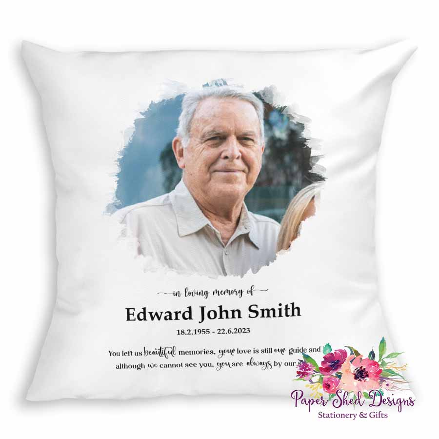 Memorial Cushion - Paper Shed Designs